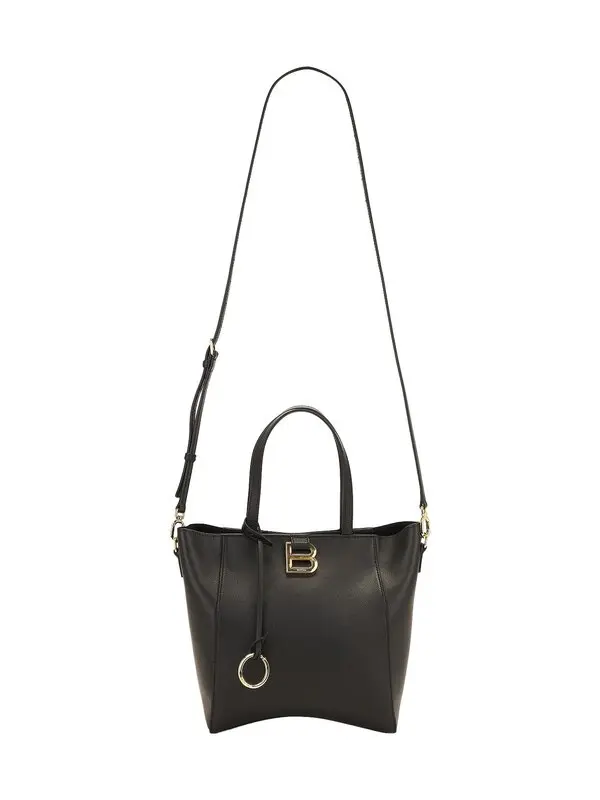 Balenciaga Hourglass Small Soft Tote Bag - Black
