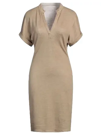 Majestic Filatures Linen Mini Dress - Beige