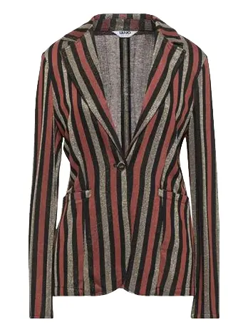 LIU •JO Striped Blazer - Brown
