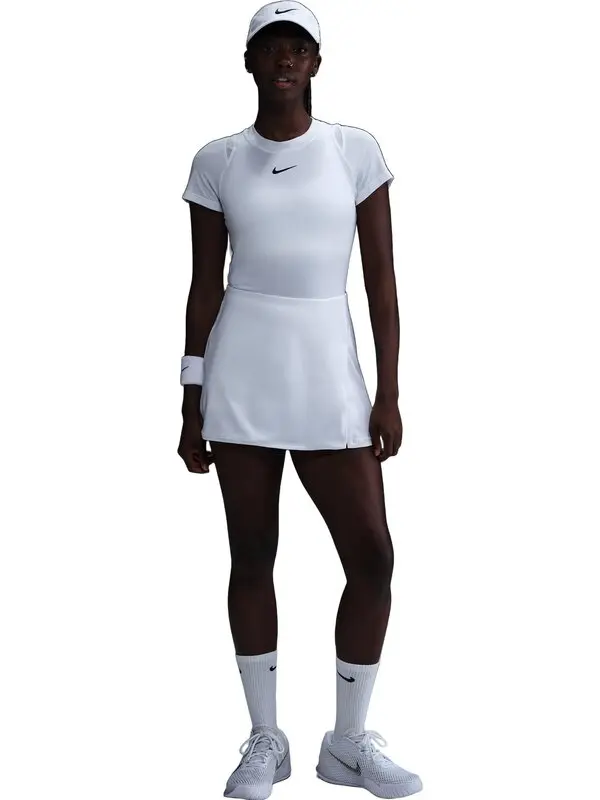 Nike Victory Dri-fit Straight Tennis Skirt - White