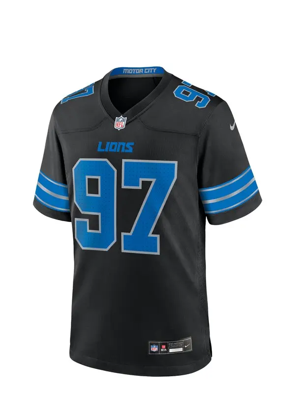 Nike Aidan Hutchinson Detroit Lions Nfl Game Football Jersey - Black