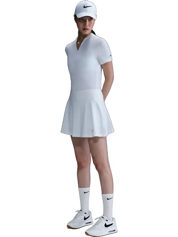 Nike Tour Dri-fit Flouncy Golf Skirt - White