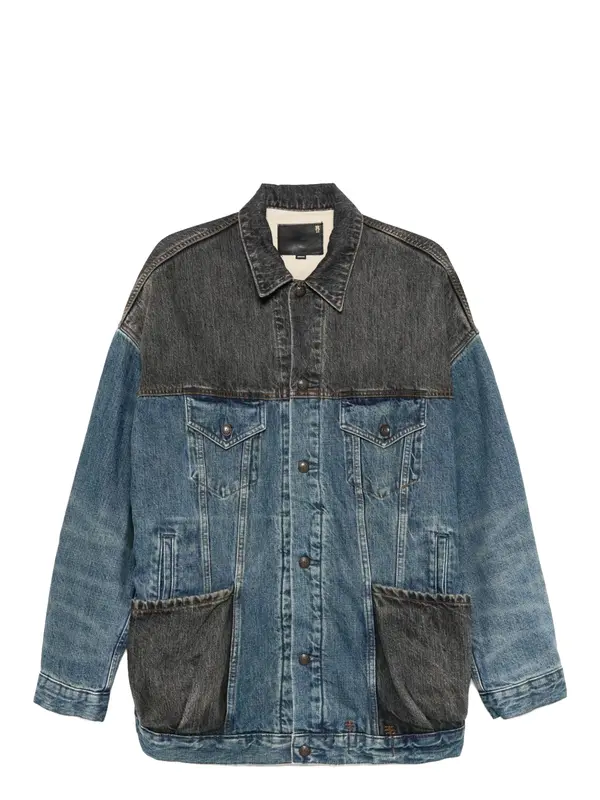 R13 Lacey Trucker Jacket - Blue