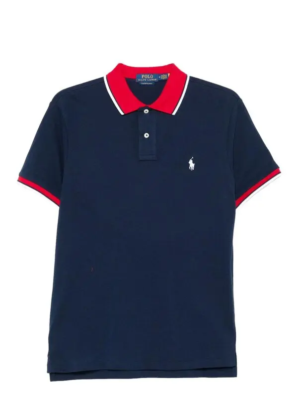 Polo Ralph Lauren Polo Pony-embroidered Polo Shirt - Blue