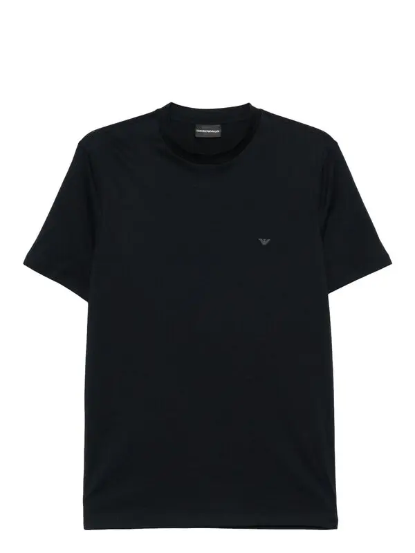 Emporio Armani Logo-print T-shirt - Blue