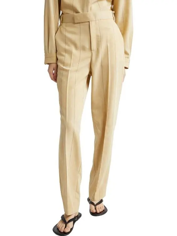 Partow Morrison Pinstripe Straight-leg Trousers - Cortado