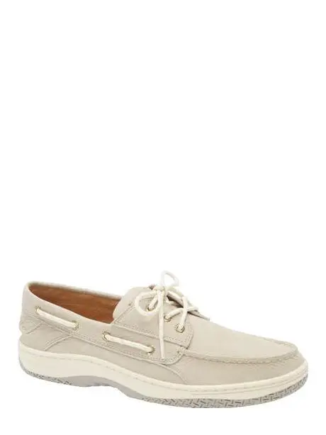 Sperry Billfish™ 3-eye Boat Shoe - Lt Grey Leather Nubuck