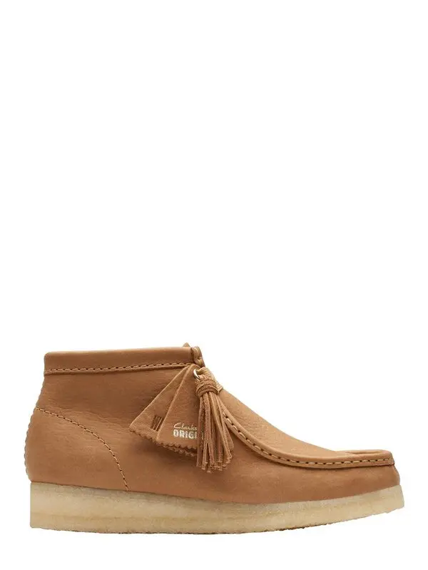 Clarks Originals Wallabee Leather Boots - Mid Tan