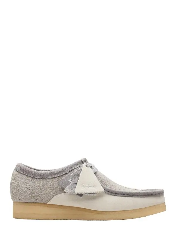 Clarks Wallabee - Grey/off White