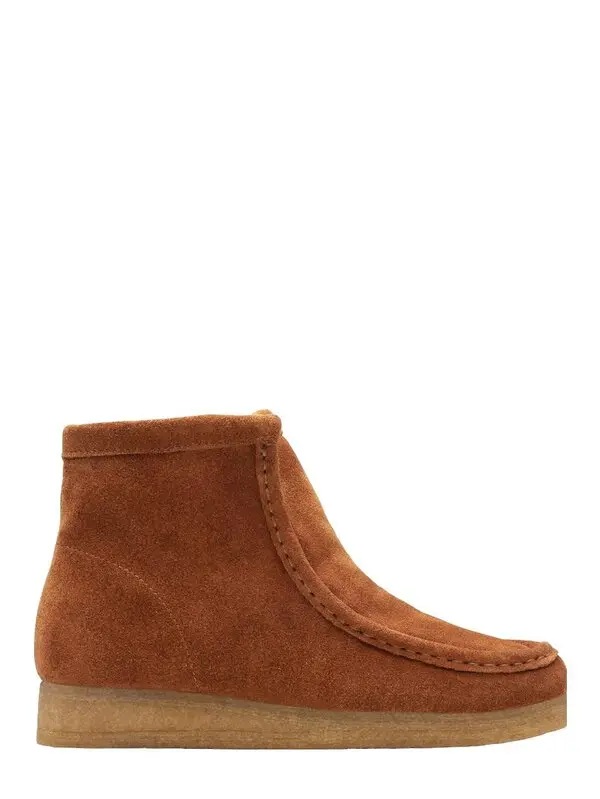 Clarks Originals Wallabee Hi Warmlined Suede - Caramel