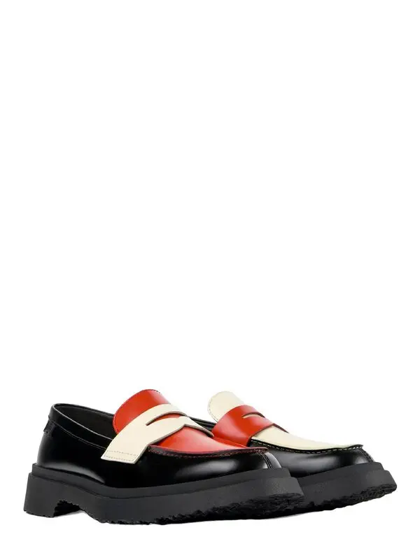 Camper Walden Twins Mismatched Penny Loafer - Black Multi