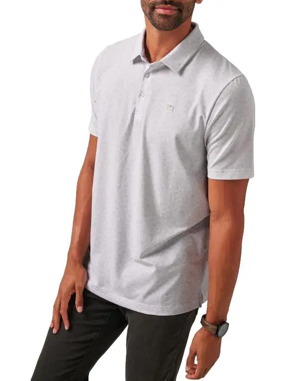 Travis Mathew Free Passage Polo - White/grey