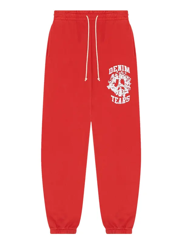 DENIM TEARS University Sweatpants - Red
