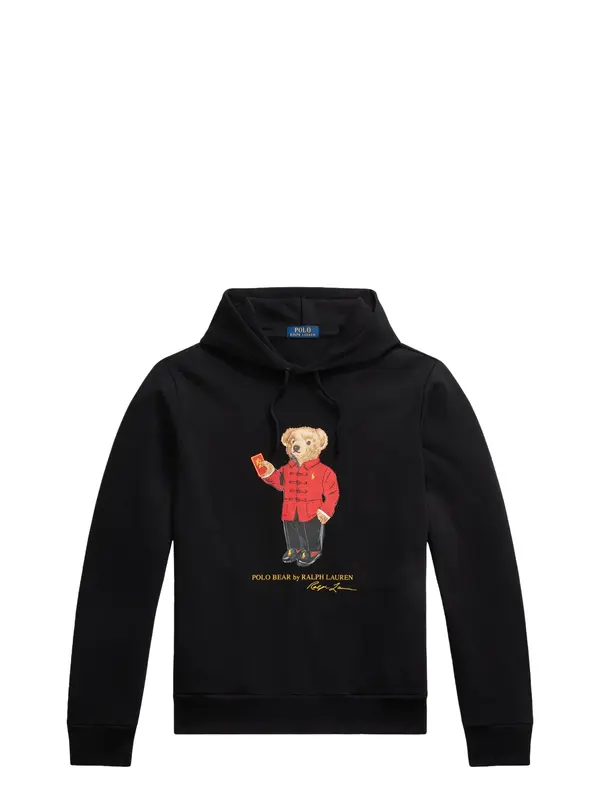 Ralph Lauren Lunar New Year Bear Hoodie - Black