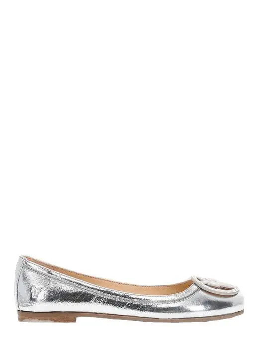Frye Carson Logo Ballerinas - Silver