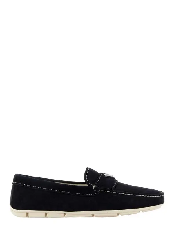 Prada Suede Loafers - Blue