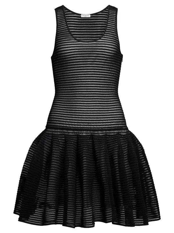 Alaïa Crinoline Dress - Noir