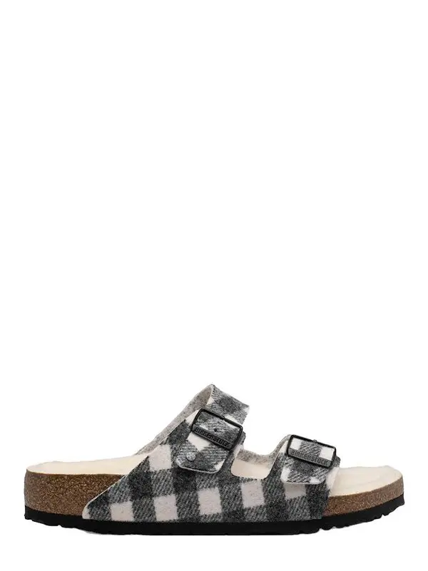 BIRKENSTOCK Arizona Rivetin Sandals - White/plaid
