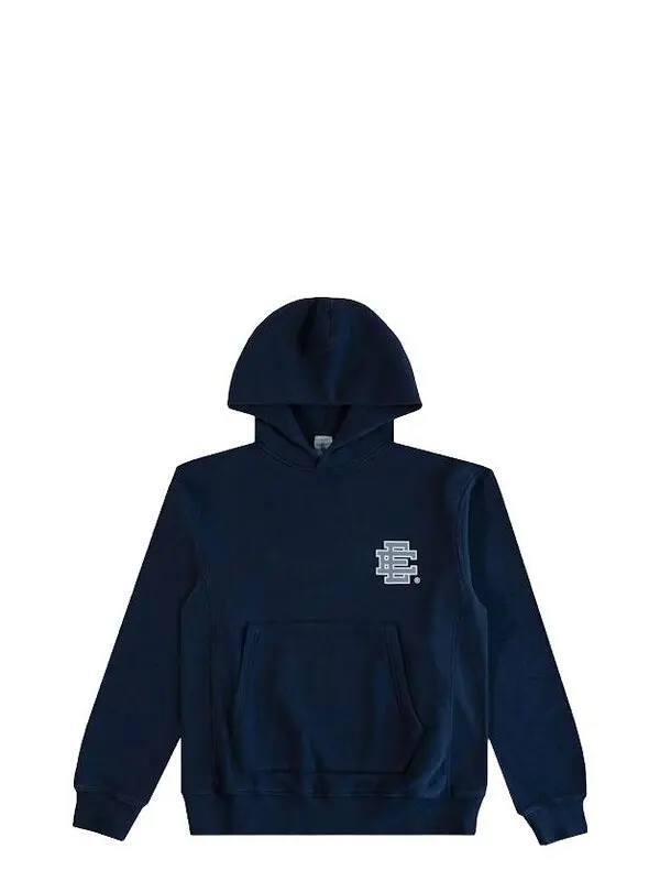 ERIC EMANUEL Ee Basic Hoodie - Navy Blue/grey