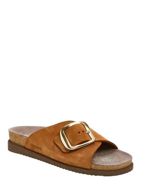 Mephisto Hariana Slide Sandal - Tobacco