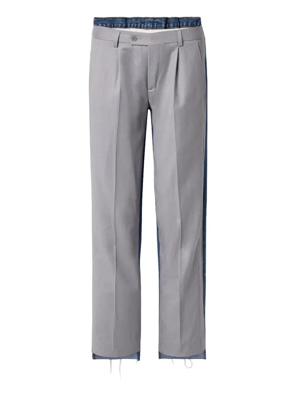 BETTTER Denitrouser Paneled Pants - Gray
