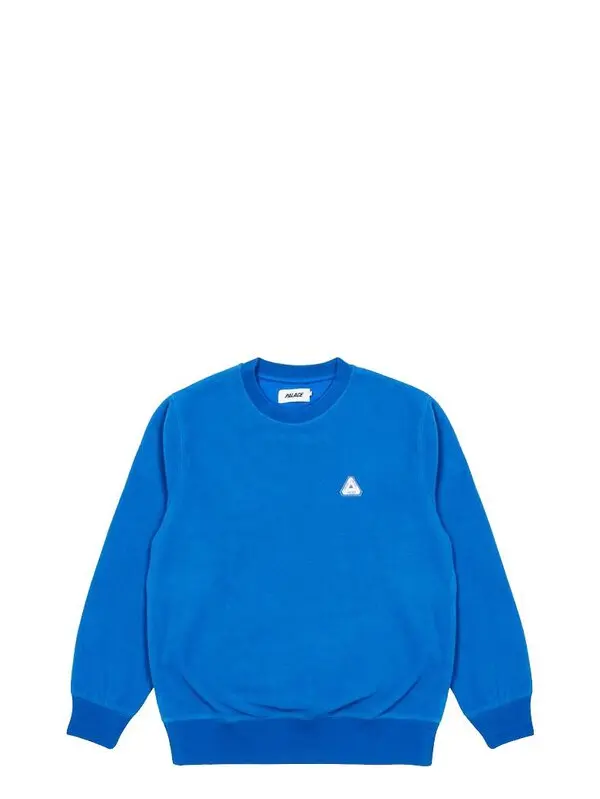 PALACE Polar Fleece Crewneck - Classic Blue
