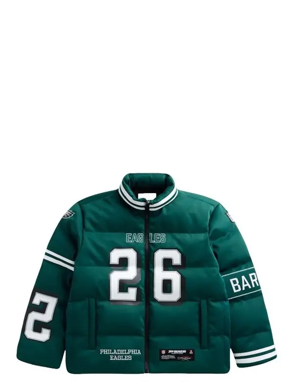 OFF SEASON X Nfl Saquon Barkley Philadelphia Eagles Player Puffer Jacket - Dark Green
