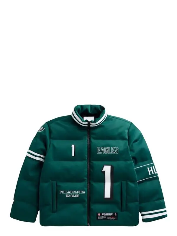 OFF SEASON X Nfl Jalen Hurts Philadelphia Eagles Player Puffer Jacket - Dark Green