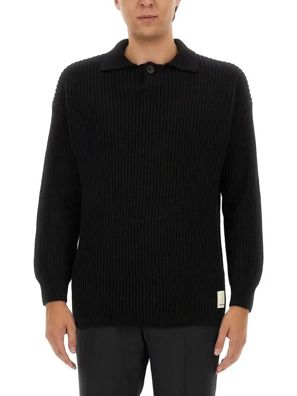 Emporio Armani Wool Jersey - Black