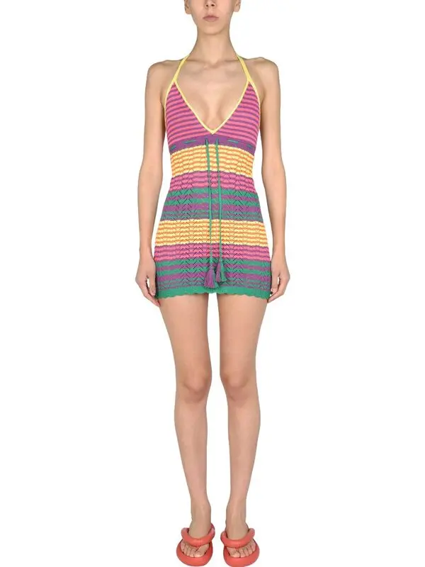 GALLO Striped Mini Dress - Multicolour