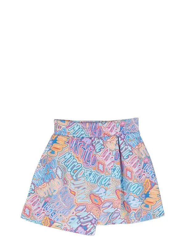 MARCELO BURLON COUNTY OF MILAN Paneled Sweatskirt - Multicolour