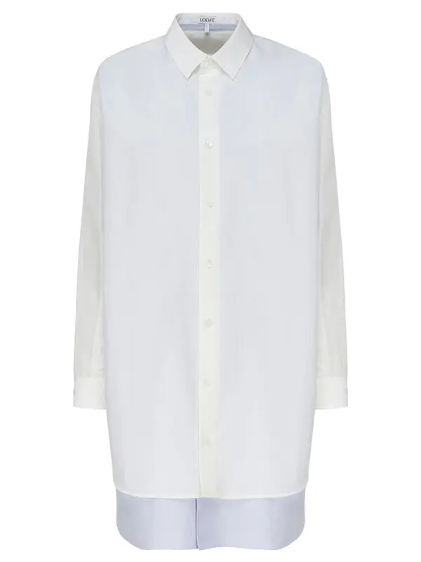 Loewe Double Layer Shirt Dress - White