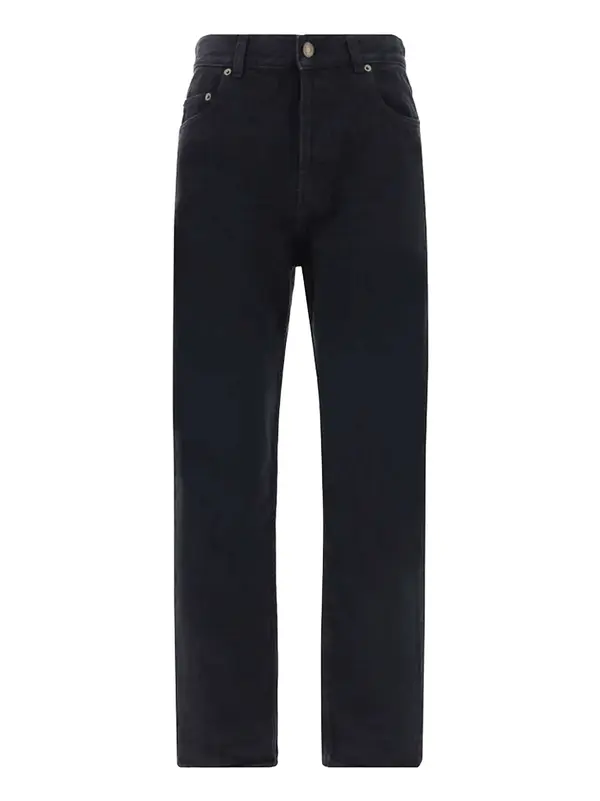 Saint Laurent Vanessa Wide Leg Jeans - Black