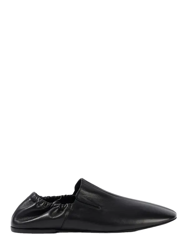 Dries Van Noten Leather Loafers - Black