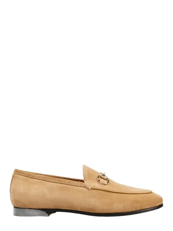 Gucci Jordaan Suede Loafers - Yellow