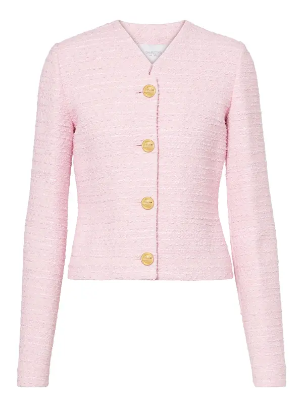 Giambattista Valli Tweed Jacket - Pink