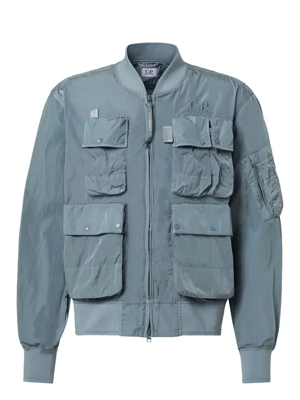 C.P. COMPANY Chrome-r Bomber Jacket - Blue