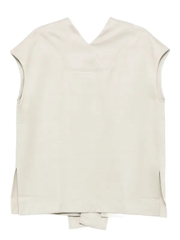 Studio Nicholson Greer Crossover Top - White