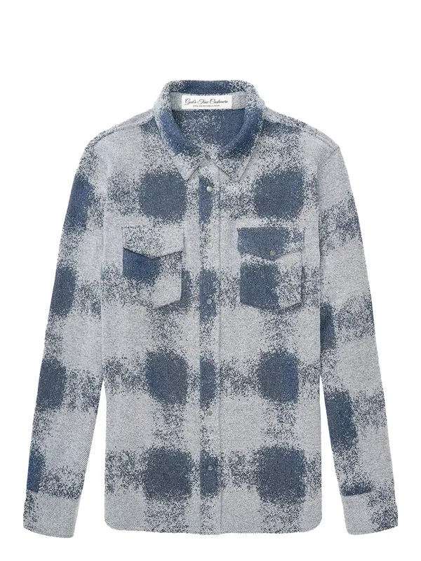 GOD'S TRUE CASHMERE Patterned Shirt - Grey