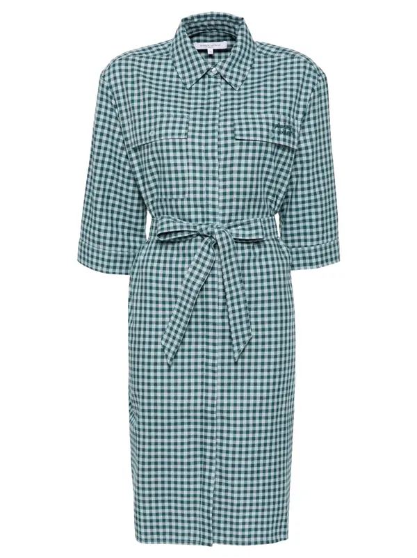 Maison Kitsuné Double Pocket Shirt Dress - Green