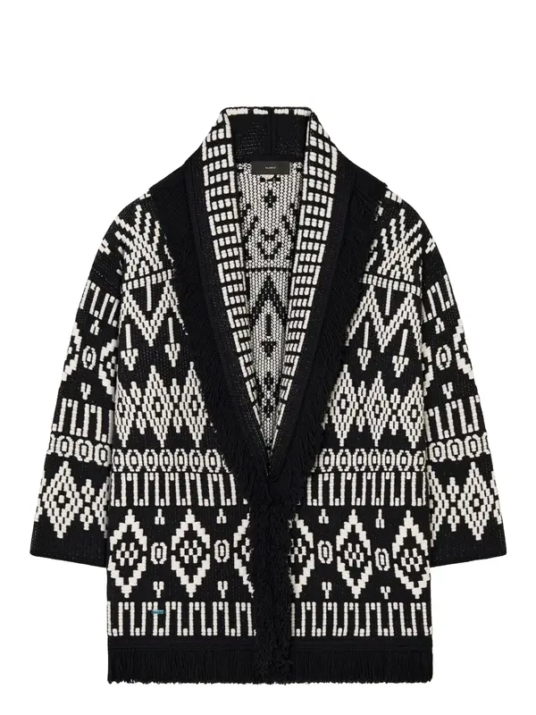 Alanui Jungle Beat Cardigan - Black