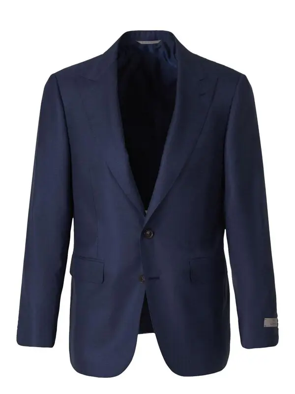Canali Single-breasted Blazer - Blue