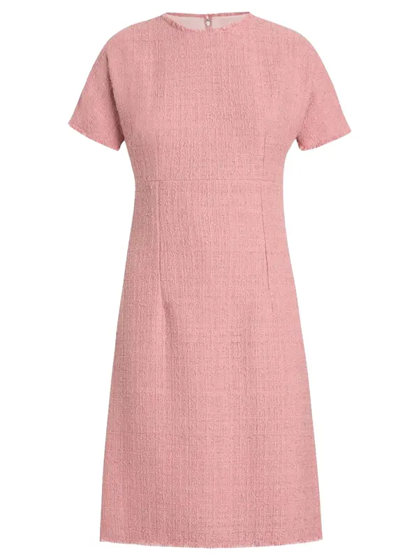 Dolce & Gabbana Dna Tweed Mini Dress - Pink