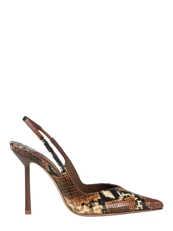 LE SILLA Vivienne Snakeskin Pumps - Brown