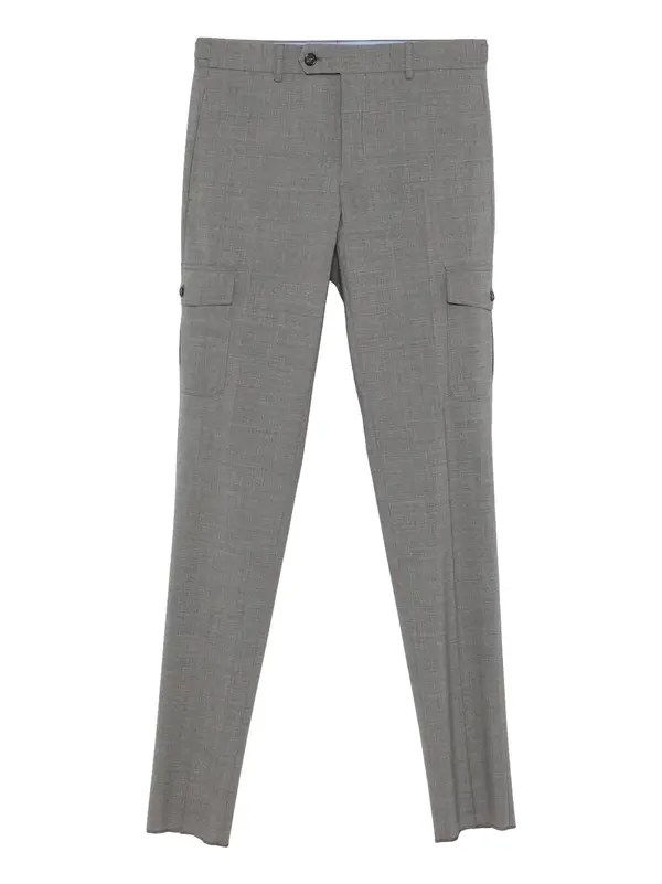 Incotex Tapered Cargo Trousers - Grey
