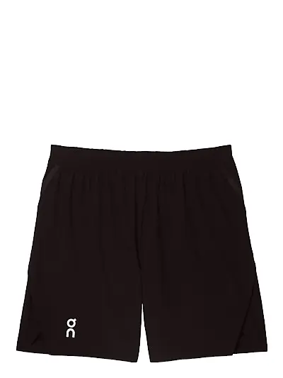 On Brand-print Stretch-woven Shorts - Black