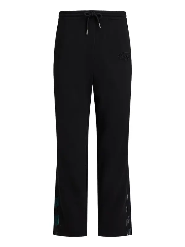 Missoni Striped French Cottonterry Sweatpants - Black