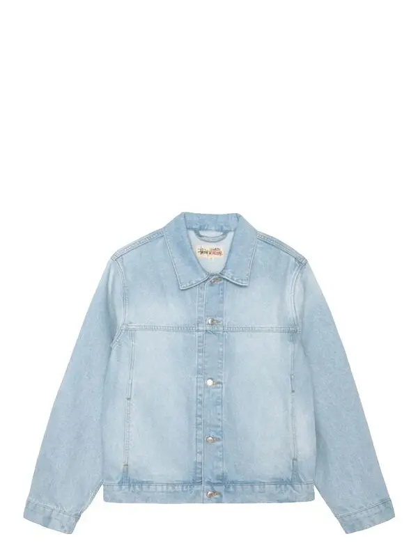 StÜssy Trucker Denim Jacket - Light Wash