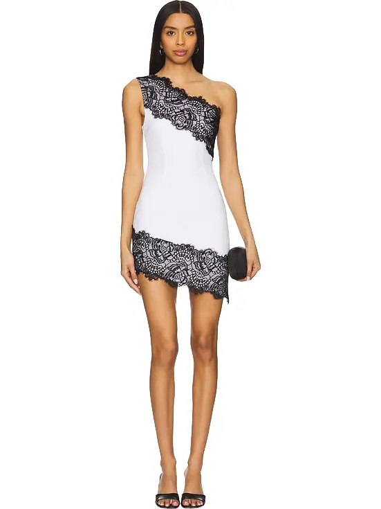 Superdown Lucyana Mini Dress - Black & White