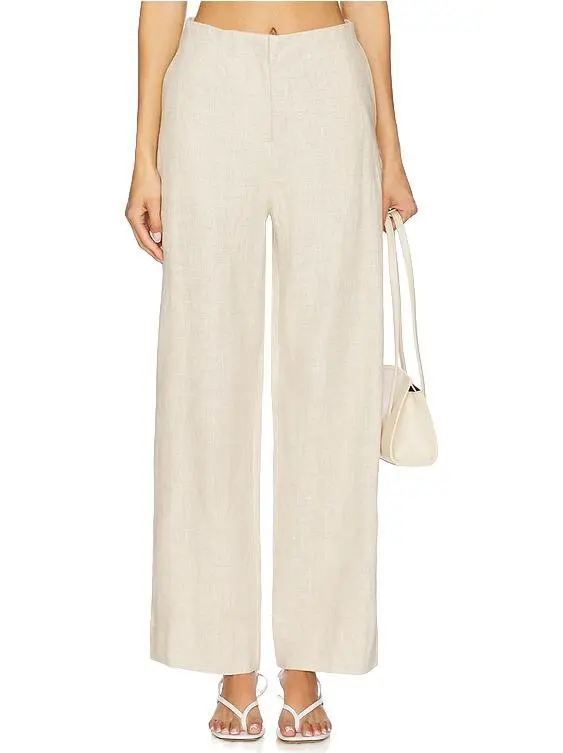 Faithfull The Brand The Meave Trouser - Beige